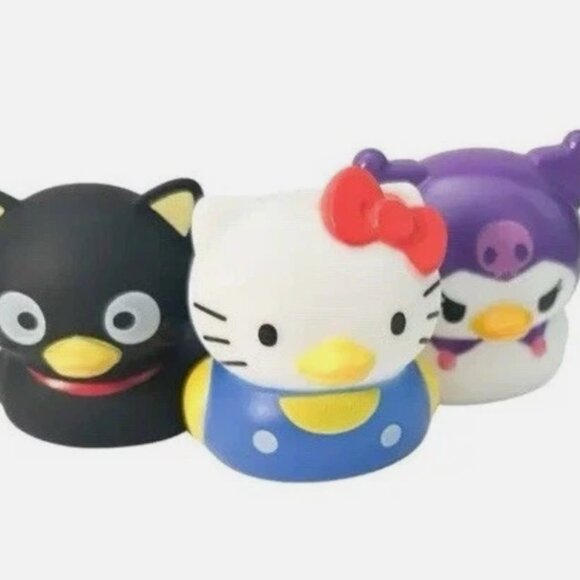 Sanrio | Toys | Sanrio Duckz Hello Kitty Friends Rubber Ducks 3 Pack ...